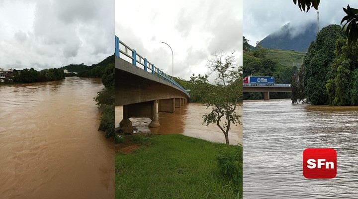 Após transbordar, Rio Pomba segue baixando em Aperibé e Pádua – SF Notícias